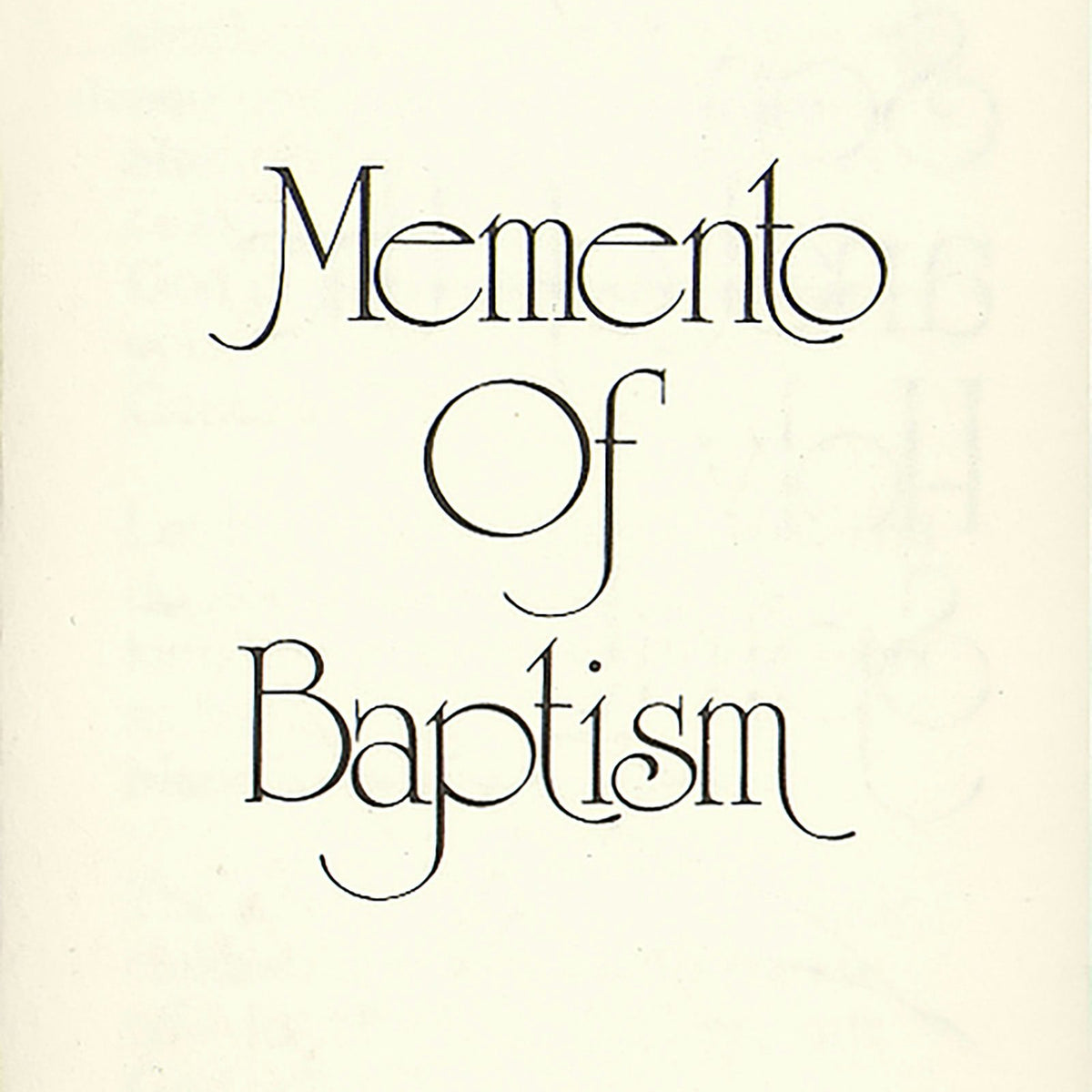 Children's Baptism Memento – Faith Alive Christian Resources